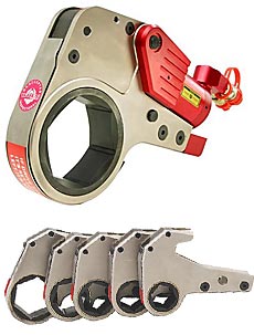Low Profile Hex Cassette Hydraulic Torque Wrench High Torque Tool Supplier