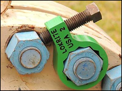 Lokrite Safety Backup Nuts on Pipe Flanges for Hands Free High Torque ...